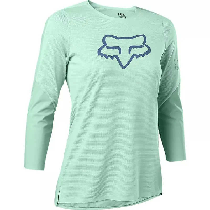 Fox Racing Women's Flexair 3/4 Jersey in Jade