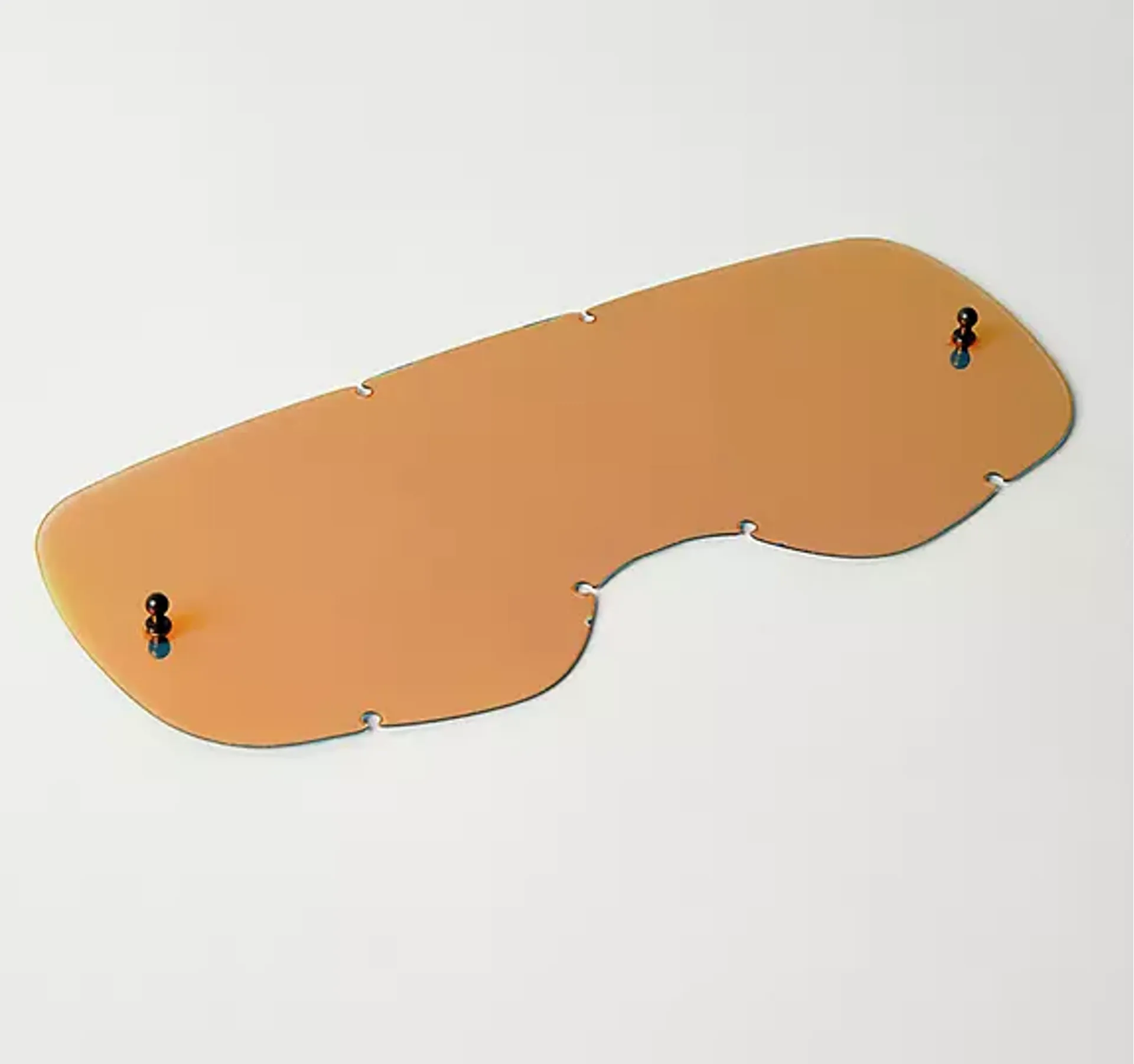 Fox Airspace/Main MX20 Chrome Lexan Replacement Lens in Red