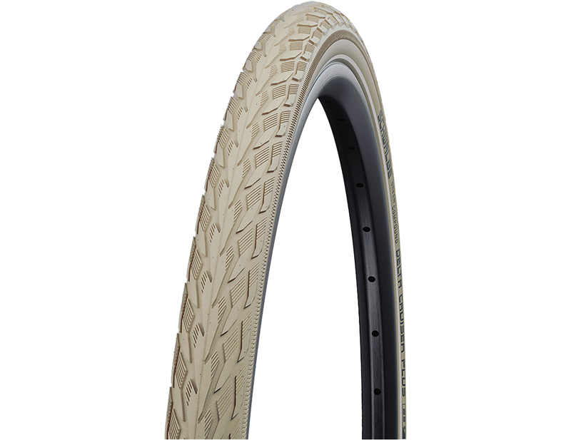 Schwalbe Delta Cruiser Plus Puncture Guard Tyre 28 x 1 1/2 in Cream ...
