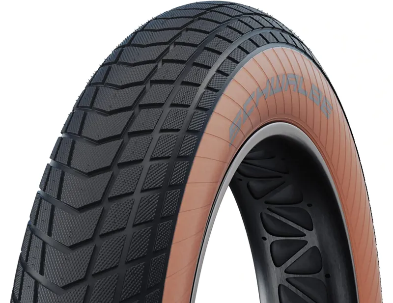 Schwalbe Super Moto-X Tyre 20x4.00 Tyre in Bronze