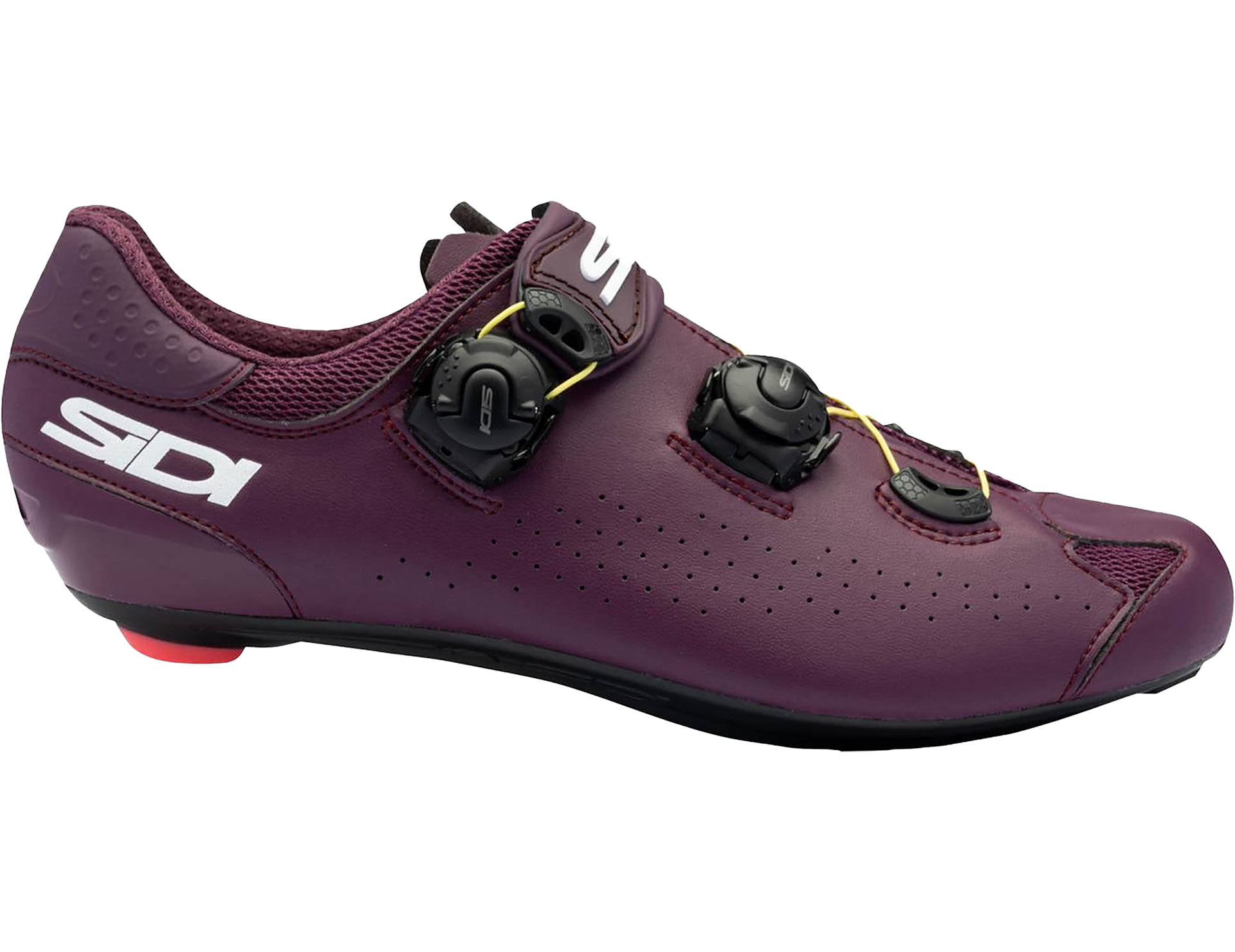 Sidi Genius 10 Carbon Road Shoes in Wine