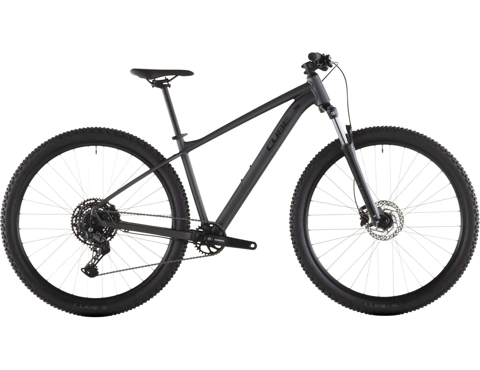 Cube Aim Pro Hardtail Mountain Bike 2026 in Slate Black