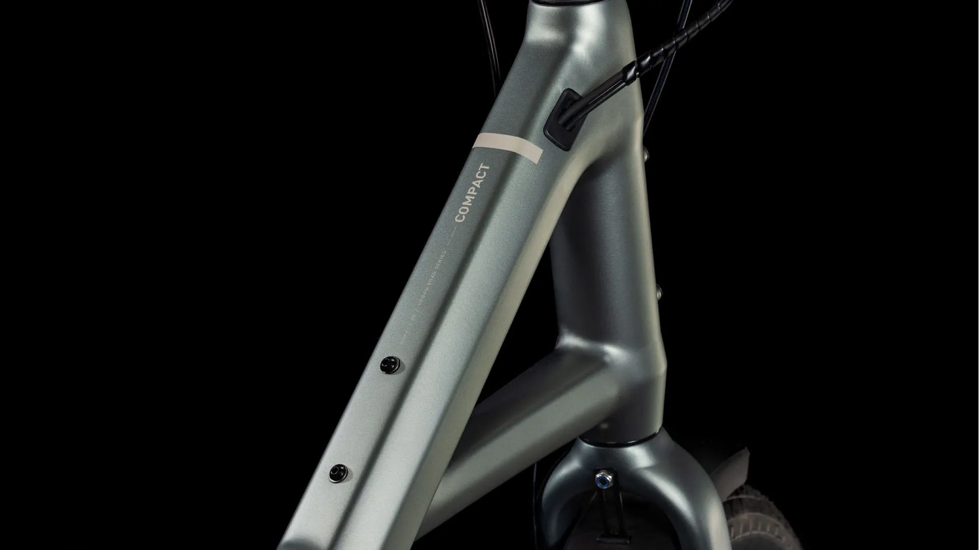 Cube Compact Hybrid Comfort 500 Electric Bike 2025 in Flash Grey/Smoke