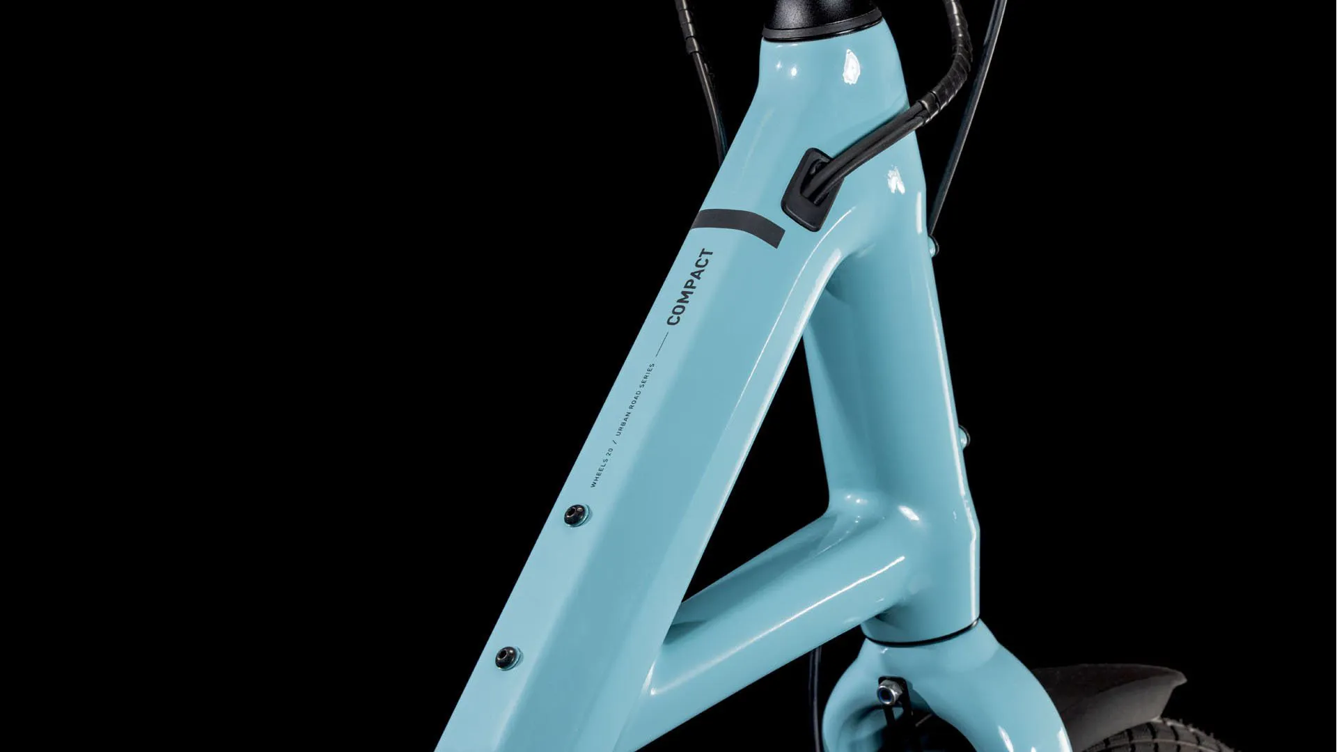 Cube Compact Hybrid Comfort 500 Electric Bike 2025 in Arubablue/Reflex