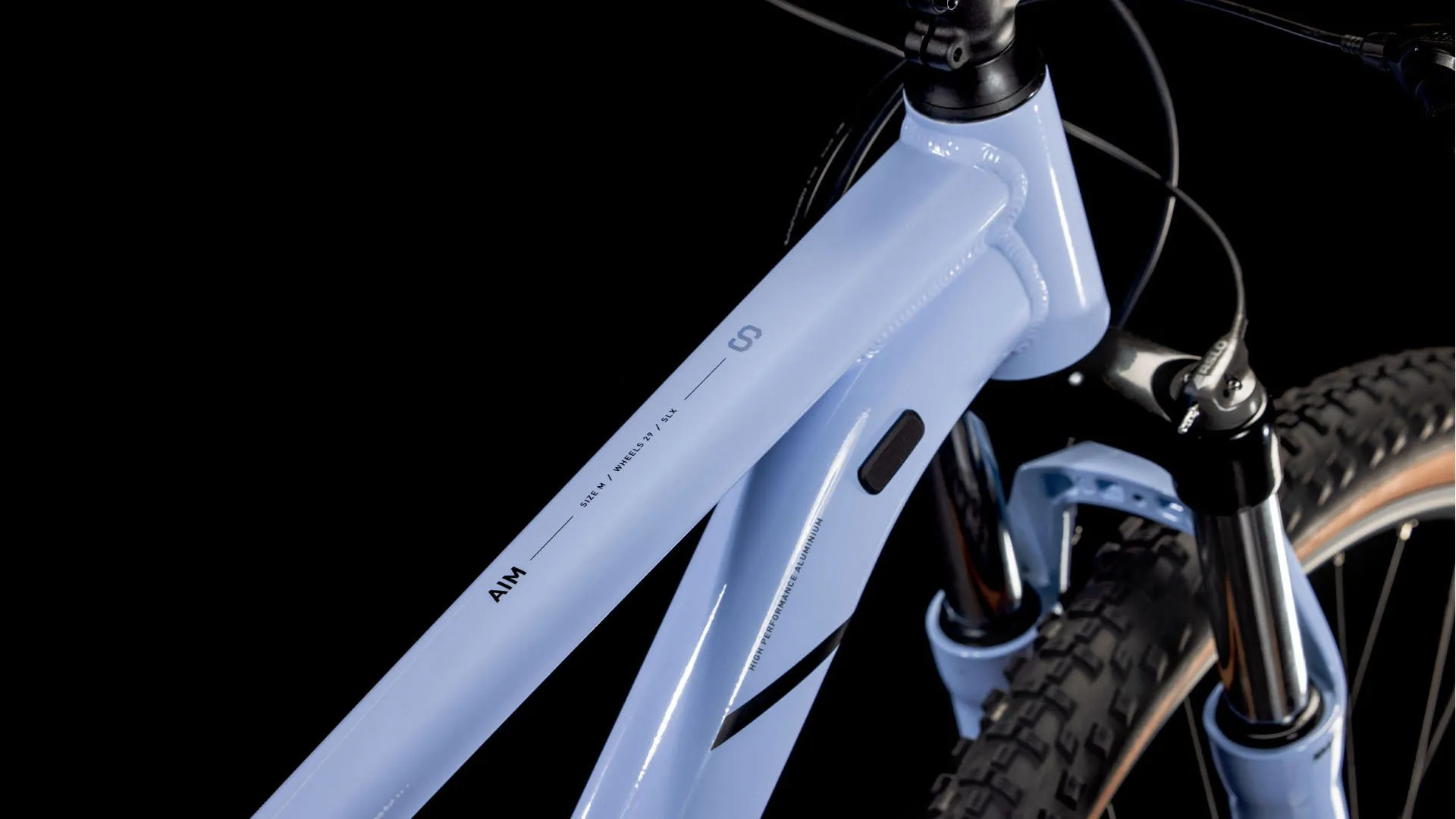 Cube Aim SLX Hardtail Mountain Bike 2025 in Blue blossom