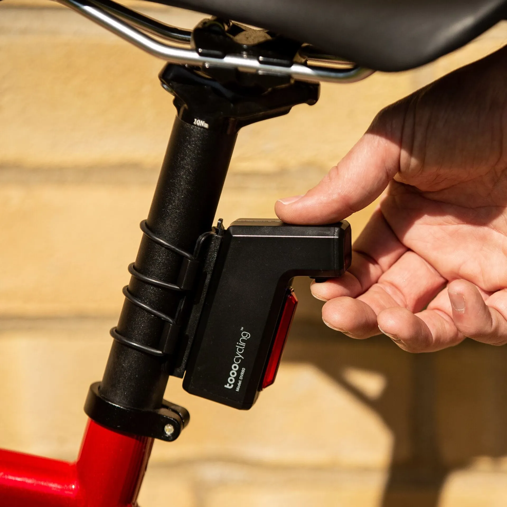 TOOO Cycling DVR80 Rear Camera and Light Combo